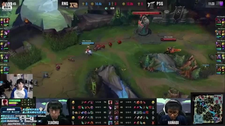 Doinb：DK打RNG他们BP很难做 因为RNG玩得英雄特别多Ban不完-直播吧zhibo8.cc