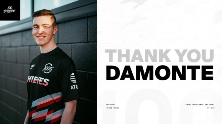 100T官宣：中单选手Damonte离队-直播吧zhibo8.cc