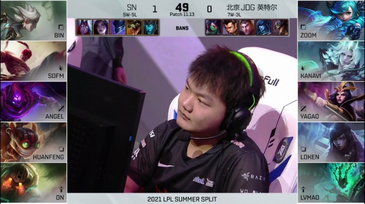 SofM右拳开天化身为龙大杀四方 SN二比零横扫JDG-直播吧zhibo8.cc