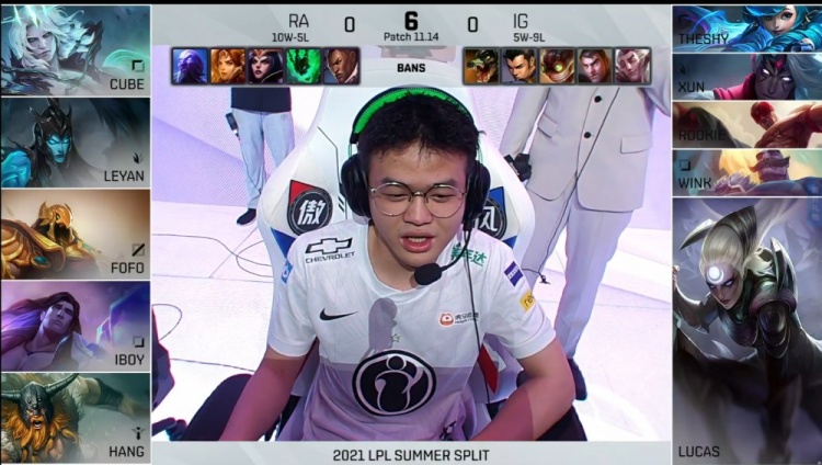 XUN新月打击净化雾霾 Rookie绕后大脚 iG击败RA先行一城-直播吧zhibo8.cc