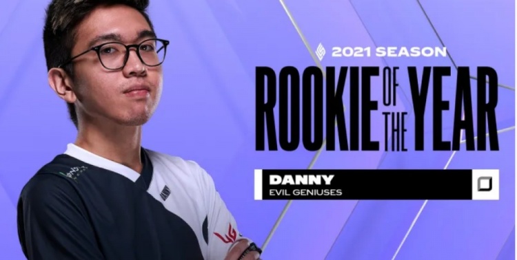 EG下路选手Danny当选LCS年度最佳新秀-直播吧zhibo8.cc