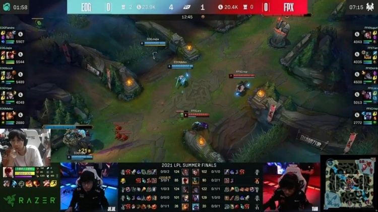 Baolan&Ning解说：卡蜜尔打凯南 TheShy来打也打不过-直播吧zhibo8.cc