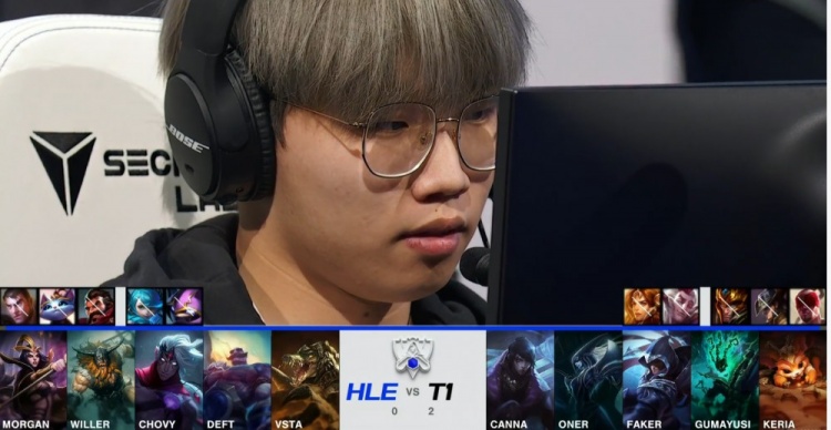 S11世界赛淘汰赛：HLE打野三局0人头1助攻 T1 3-0 HLE晋级四强-直播吧zhibo8.cc