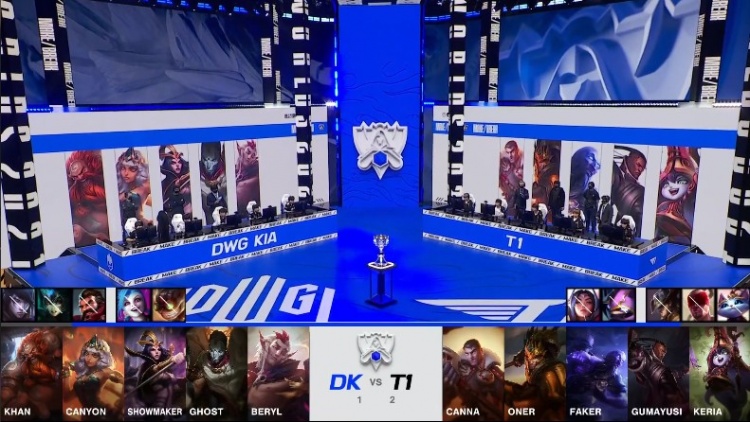 S11世界赛半决赛：许秀妖姬魔影迷踪 DK 2-2 T1进入决胜局-直播吧zhibo8.cc