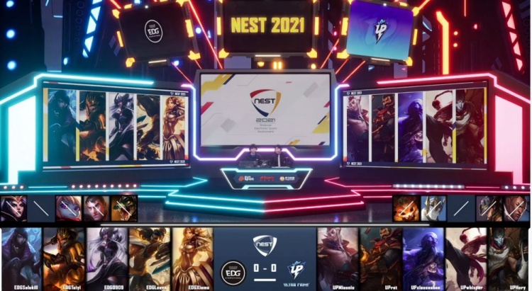 Nest小组赛Day1：Xiaocaobao？包神！瑞兹偷家成功 UP战胜EDG-直播吧zhibo8.cc