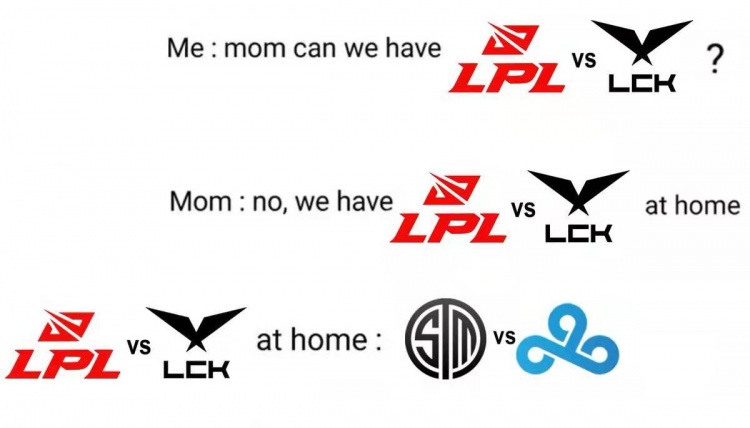 外网整活：在LCS就能看LPL对战LCK！TSM vs C9-直播吧zhibo8.cc