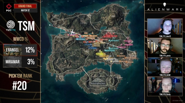 PGC总决赛：高歌猛进！NH超神发挥追平比分 团灭DNW十八杀吃鸡-直播吧zhibo8.cc