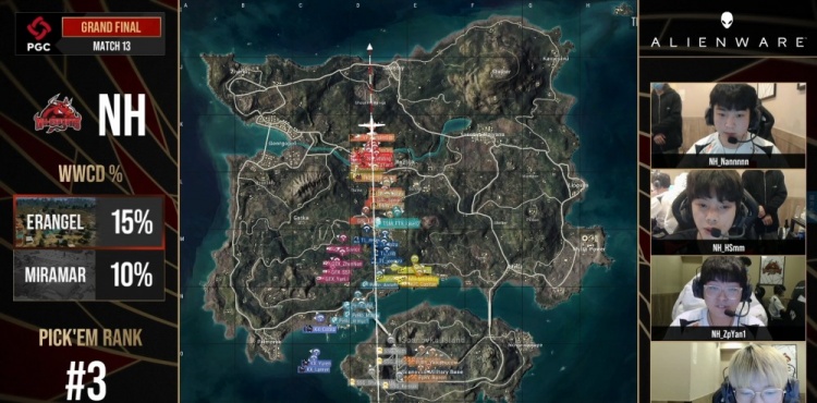 PGC总决赛：Heroic连打两支PCL队伍拉开分差，VP十杀吃鸡-直播吧zhibo8.cc