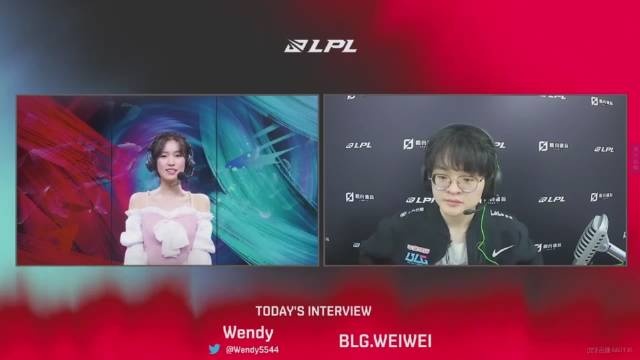 英文流采访BLG.Weiwei：打LNG要针对中野，当然希望能赢下来-直播吧zhibo8.cc