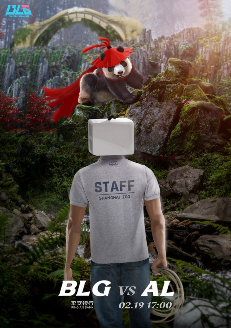 LPL赛前海报：JDG《逾时不候》 BLG《“熊猫侠”出没》-直播吧zhibo8.cc