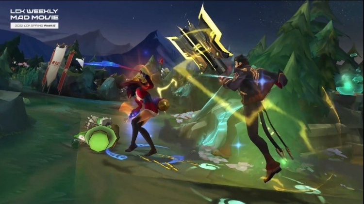 LCK春季赛第五周最佳名场面:LSB Dove杰斯以一敌二 精彩的杰斯秀-直播吧zhibo8.cc