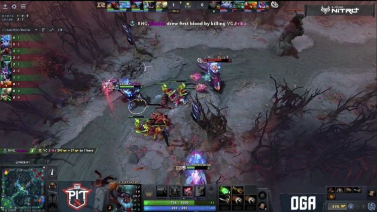 DOTA深渊联赛：圣子华炼散失敌法针对美杜莎 RNG2-0VG-直播吧zhibo8.cc