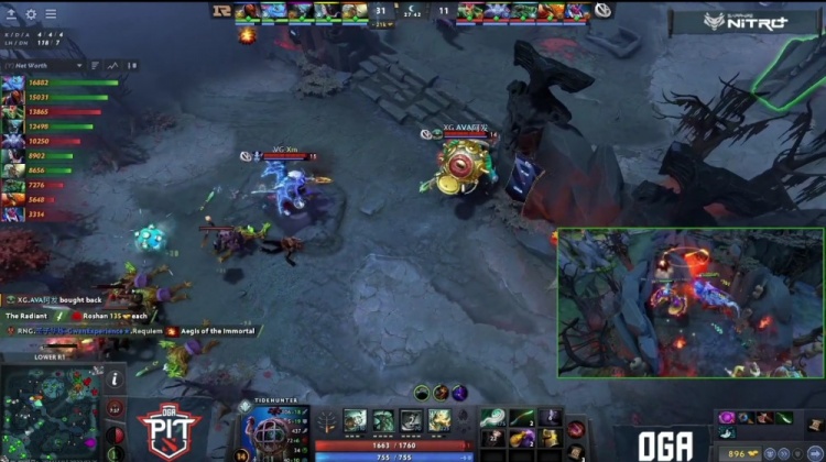 DOTA深渊联赛：圣子华炼散失敌法针对美杜莎 RNG2-0VG-直播吧zhibo8.cc