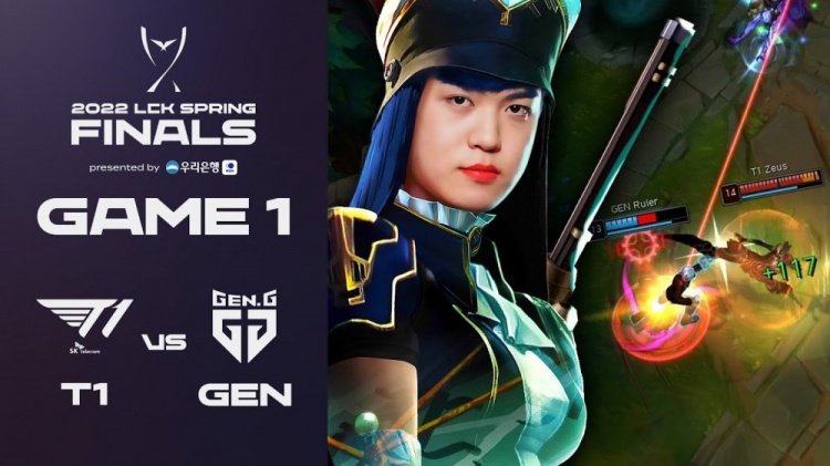 LCK官方GEN vs T1整活图：女装Gumayusi Faker的第十冠-直播吧zhibo8.cc