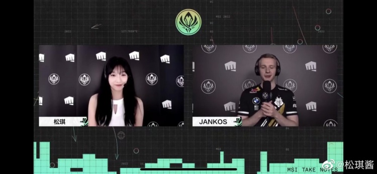 LPL双语主持松琪晒照：首次参加国际赛事倍感压力，感谢支持鼓励-直播吧zhibo8.cc