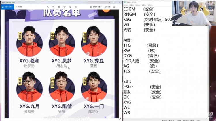Gemini XYG大名单分析：选手没什么变化，大名单新增了景亦-直播吧zhibo8.cc
