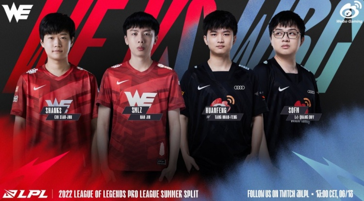 🎮就压着打！TheShy杰斯对位处刑Biubiu，WBG横扫WE先下一城！-直播吧zhibo8.cc