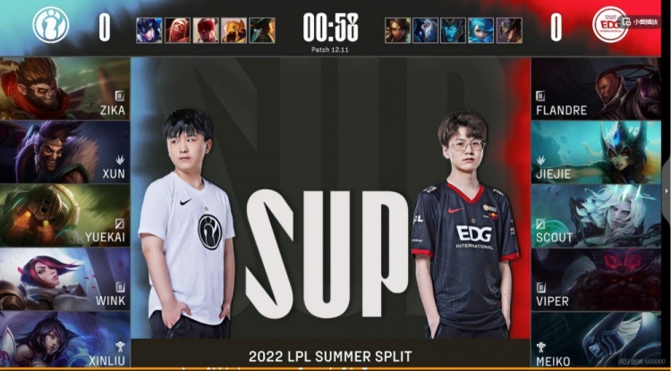 🎮Xun猴子大闹天宫横冲直撞 IG团战势如破竹先下一局-直播吧zhibo8.cc