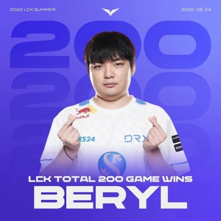 【里程碑】DRX.BeryL获得LCK第200场胜利-直播吧zhibo8.cc