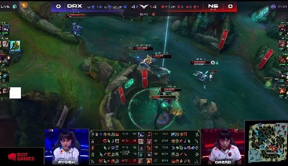 🎮LCK：Zeka塞拉斯化身龙坑战神七进七出,DRX1-0NS-直播吧