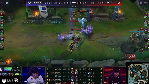 🎮LCK:Rascal远古巨鳄横行战场 DRX团战一碰就碎,KT先下一城-直播吧