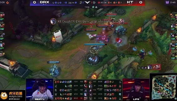 🎮LCK:Rascal远古巨鳄横行战场 DRX团战一碰就碎,KT先下一城-直播吧