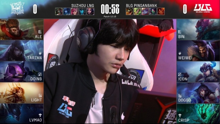 🎮Doinb永恒梦魇乌云催城配合凯南天降惊雷 LNG首局轻取BLG-直播吧