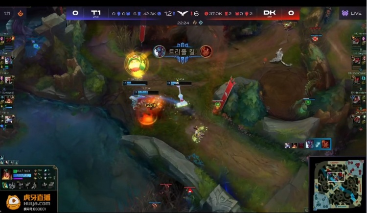 🎮LCK季后赛:Oner巨魔完美节奏抓崩中上 T1首局25分钟速胜DK-直播吧