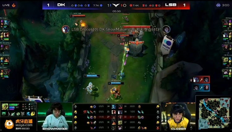 🎮三叔盲僧踢翻LSB！德芙剑魔多次先手暴毙痛失比赛 DK2-1LSB-直播吧