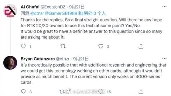NVIDIA官方介绍：DLSS 3仅支持最新的RTX 40系显卡-直播吧