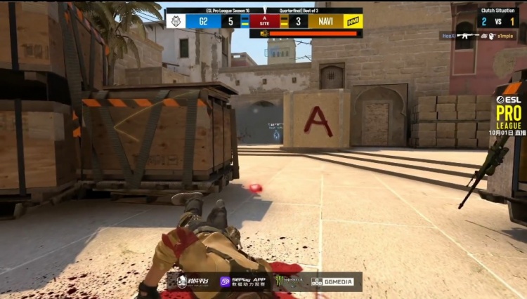 🎮CSGO：iHoo在哪？m0NESY状态起飞守护呼神 G2 16-9 NaVi-直播吧