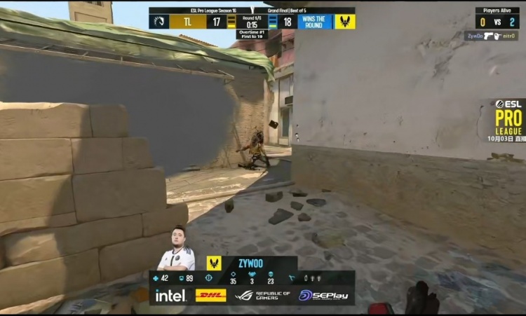 🎮CSGO：ZywOo狂砍51个人头惨遭翻盘 TL 25-21 VIT-直播吧