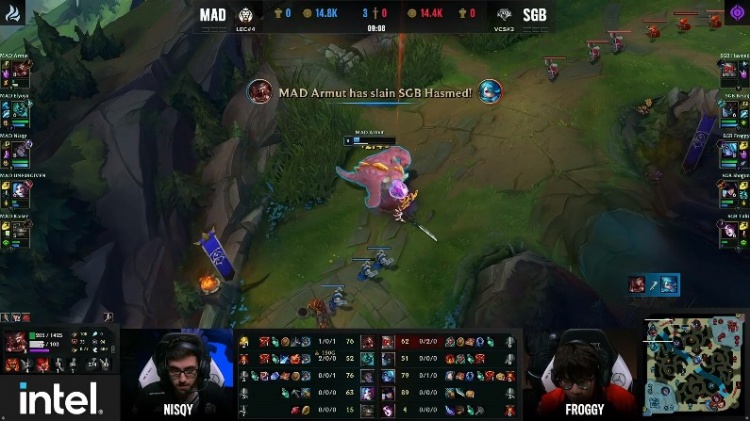 🎮S12入围赛：Elyoya人马暴走饮魔毁灭冲锋 MAD先下一城-直播吧