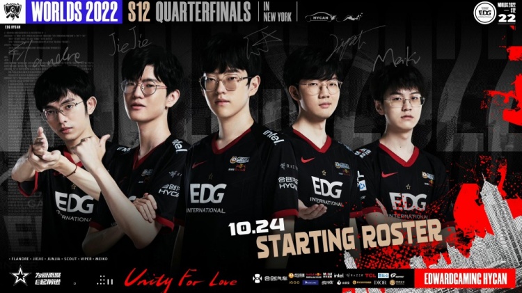 EDG赛前更博：全力迎战，银龙骑士团加油！-直播吧