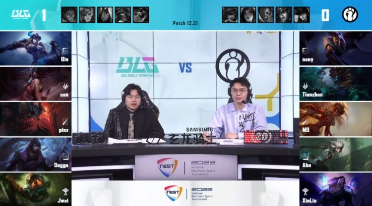 🎮Nest预选赛：pinz阿卡丽嘎嘎乱杀 阿bin锦上添花 BLG横扫iG-直播吧