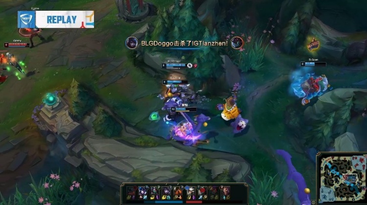 🎮Nest预选赛：pinz阿卡丽嘎嘎乱杀 阿bin锦上添花 BLG横扫iG-直播吧