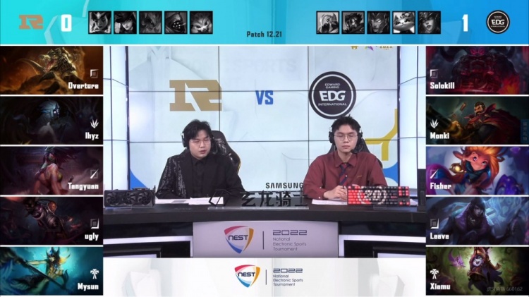 🎮Nest全国电竞大赛：Fisher佐伊弹无虚发 EDG下重手速胜RNG-直播吧