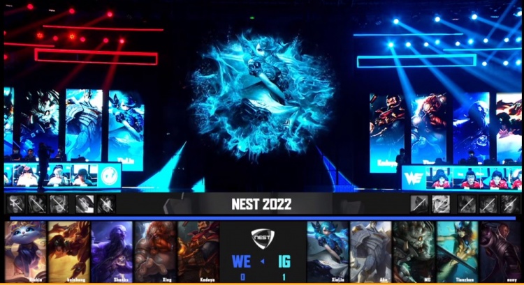 🎮Nest电竞大赛:Tianzhen狮子狗杀破狼neny两度单杀 iG零封WE-直播吧