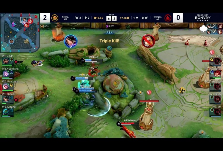 🎮世冠：花卷百里百发百中射麻AG WB 3-0 AG拿到赛点!-直播吧