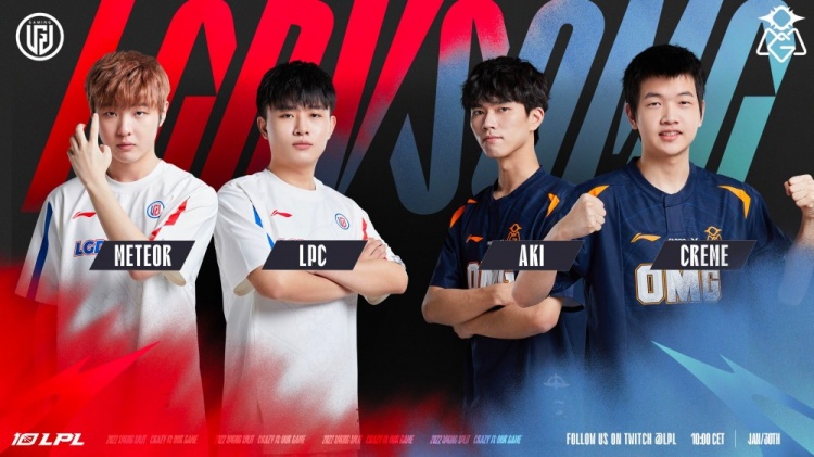 🎮LPL春季赛:xqw首秀送大礼Creme锁链猛攻 OMG轻取LGD拿首胜-直播吧