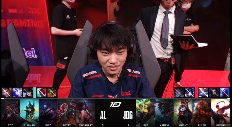 🎮knight中单盲僧亮眼Ruler泽丽下路打穿 JDG送上零封局速胜AL-直播吧