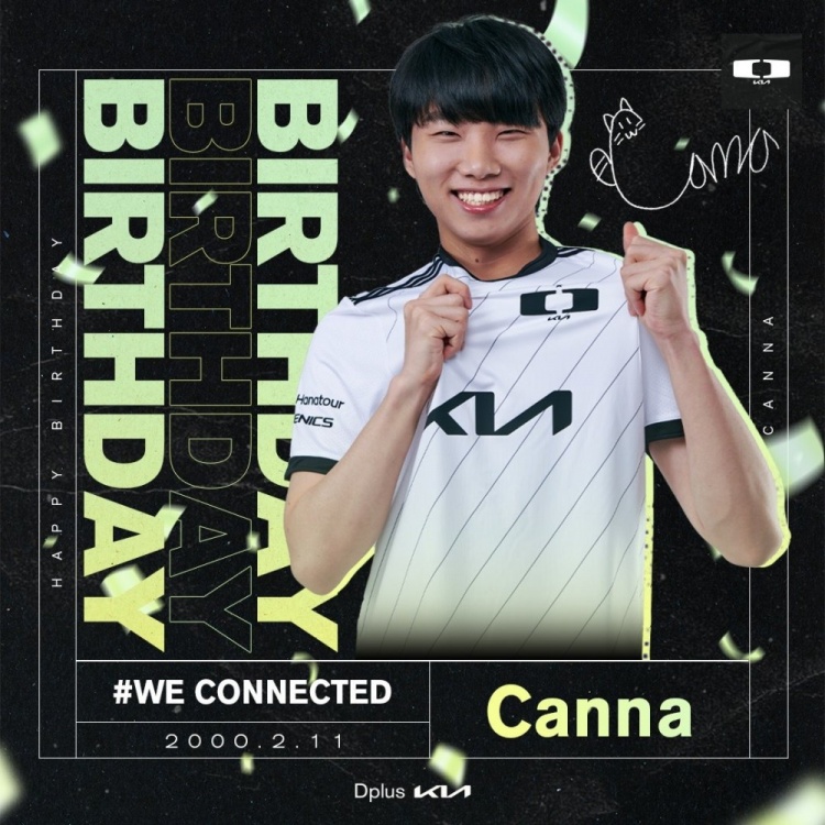 DK官推为Canna选手庆生：愿你未来的每一步都有所收获-直播吧