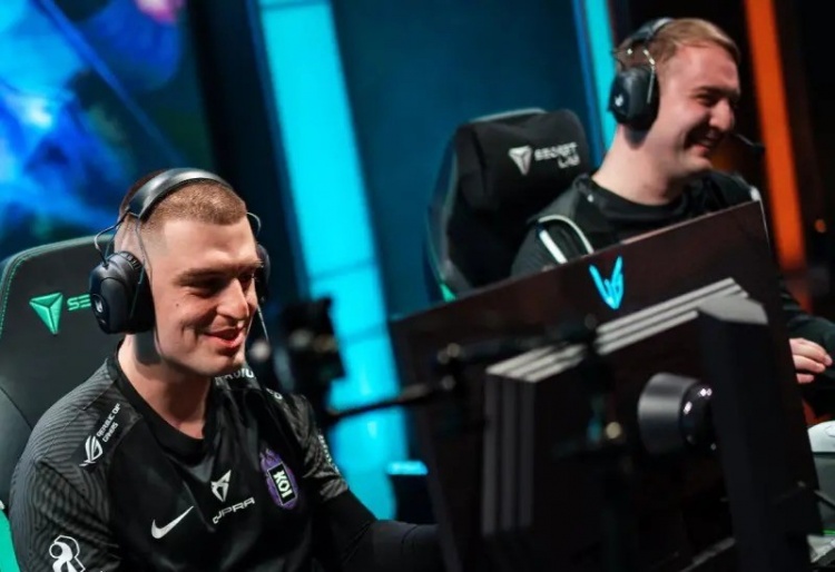 LEC官推：KOI下路两人小组赛状态回暖，KDA超过15横扫SK/VIT-直播吧