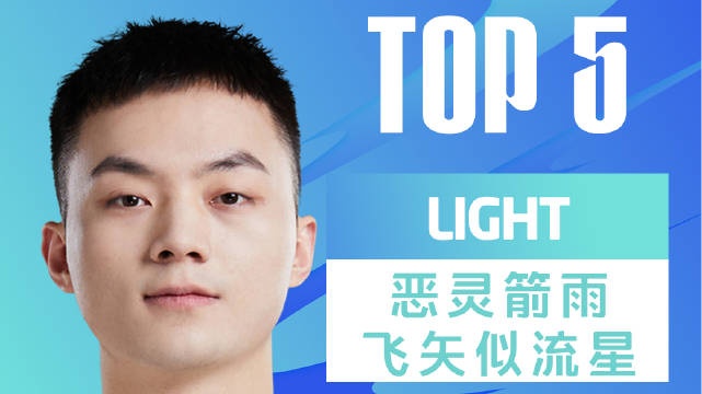 LPL春季赛W6D2每日TOP5：Light恶灵箭雨飞矢似流星-直播吧