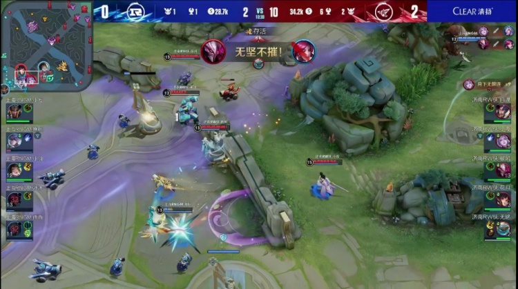 🎮无铭盾山超级熊抱击溃RNG.M!RW侠 3-0 RNG.M晋级S组-直播吧