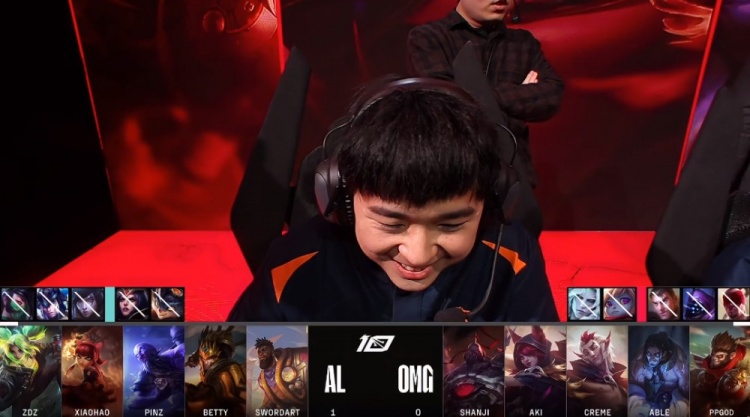 🎮Aki悟空金箍棒棒致命 Xiaohao皇子盖Betty OMG扳回一城-直播吧