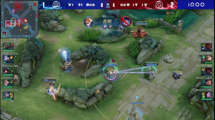 🎮清融周瑜火神附体前期节奏就拉满！eStar 2-2 DRG-直播吧