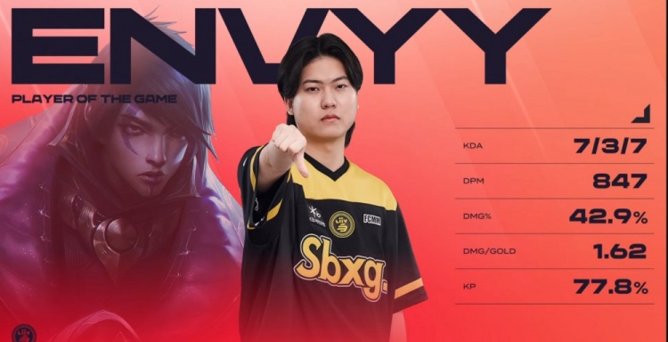 🎮Burdol纳尔铺天盖地Envyy厄斐琉斯奋勇定胜势 LSB扳回一局-直播吧