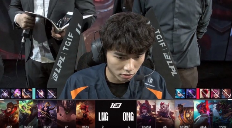 🎮Able霞飞羽漫天斩四杀 ppgod魔羽迷踪痛击Hang OMG拿到赛点-直播吧