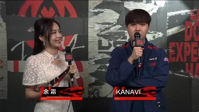 Kanavi赛后采访：我最想遇到两个韩国打野Peanut和Oner-直播吧